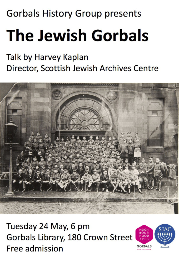 Talk: ‘The Jewish Gorbals’, Harvey Kaplan at the Gorbals History Group ...